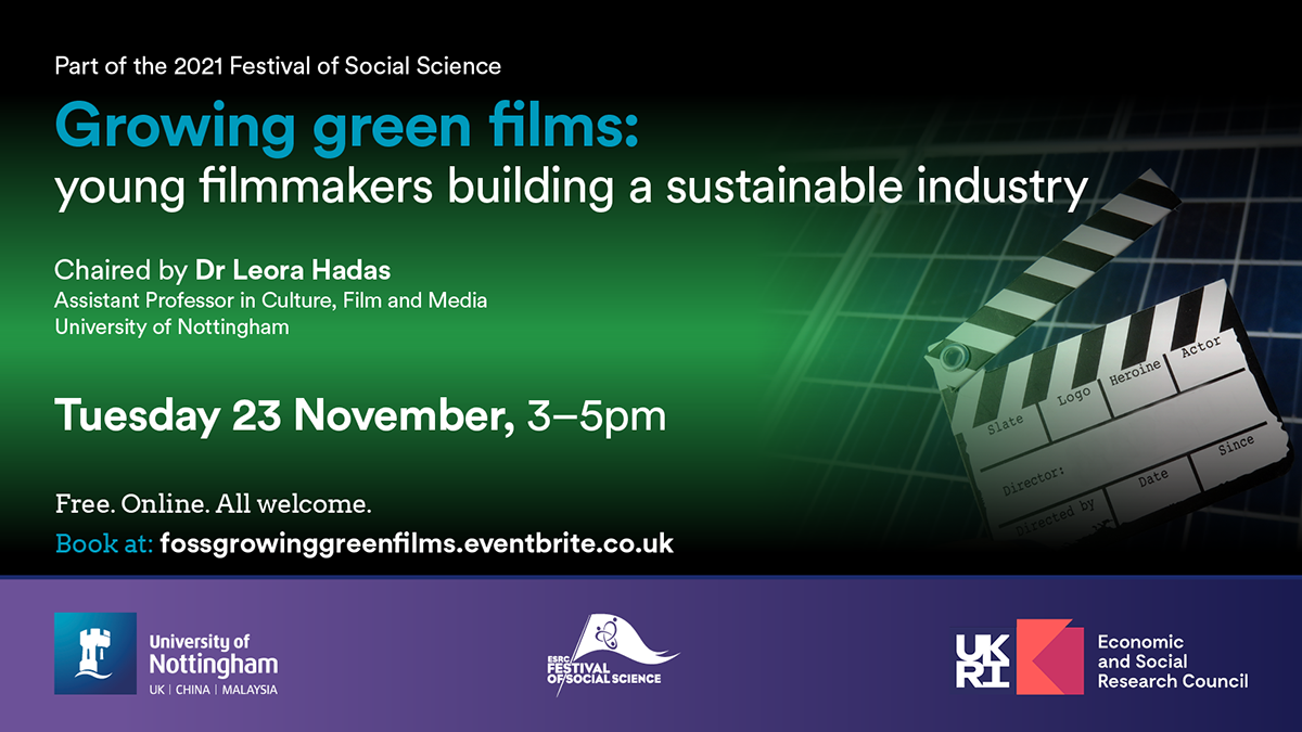 Growing Green Films: Young filmmakers building a sustainable industry ...